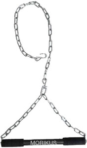 morikus Chin up Bar, Steel Rod with Chai ChinUp Bar, Heavy Chain Rod ...