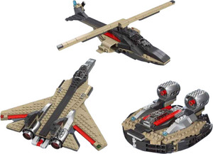 RVM Toys 3in1 Plane Helicopter Boat Building Blocks Set 312+Pcs Lego ...