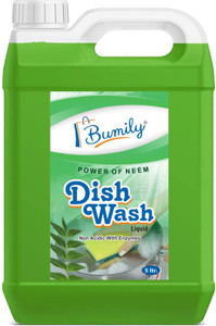 Bumily Dishwash with Green Dish for oil & washes off Kitchen Dish ...