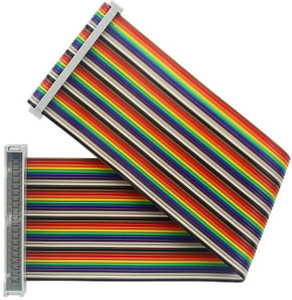 xcluma 20cm 40Pin GPIO Rainbow Ribbon Cable for Raspberry Pi Model B ...