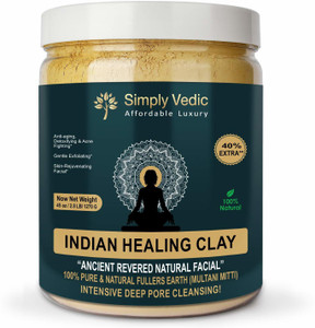 Simply Vedic 100% Natural Multani Mitti Powder, Indian Healing Clay for ...