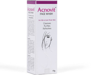 Redishine Acnovit facewash for oily& Acne prone skin it cleanses ...