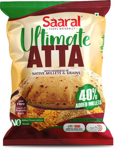 saaral Ultimate Atta / Multi Millet Atta 1kg| With 40% Added Millets ...