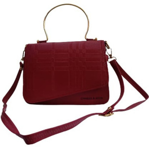 Buy Gall Berry Women Maroon Shoulder Bag Maroon Online @ Best Price in ...