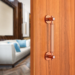 LAPO Crystal Main Door Handle/Glass Door Handle(8 inches, Pack of 1 ...