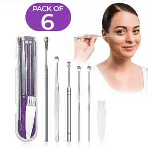 Tgytryrf Ear Wax Cleaner Ear Cleaning Tools kit Stick Set Spring ...