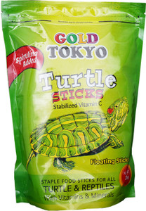 Gold Tokyo Turtel Stick /Food-1kg -Floating type-spirulina added 1 kg ...