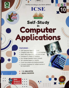 Icse Self Study In Computer Applications - Class 10 (For 2023 Exams ...