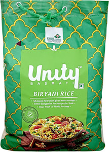 Unity Biryani Basmati Rice (Long Grain, Raw) Price in India - Buy Unity ...