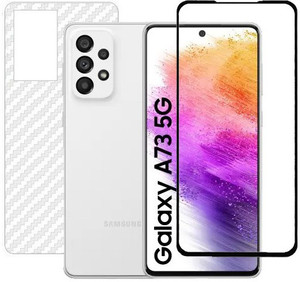 ECMERED Front and Back Screen Guard for Samsung A73, Samsung Galaxy A73 ...