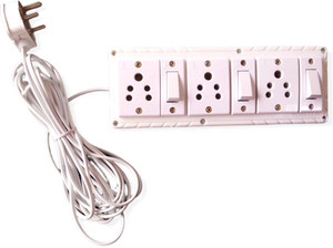 MF Collection 6way5meter 3 Socket Extension Boards Price in India - Buy ...
