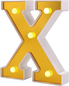 LEDOLUX Marquee Letter Lights Sign 26 Golden Alphabet Light Up LED for ...