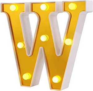 LEDOLUX Marquee Letter Lights Sign 26 Golden Alphabet Light Up LED for ...