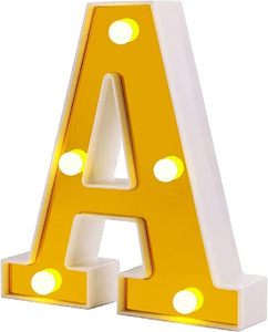 LEDOLUX Marquee Letter Lights Sign 26 Golden Alphabet Light Up LED for ...