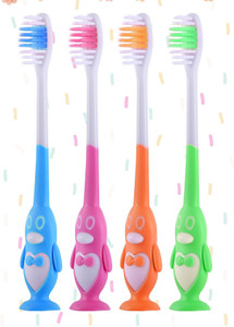 kistapo Good Doctor Penguin Toothbrush Combo Pack of 4 | 2-8 Years ...