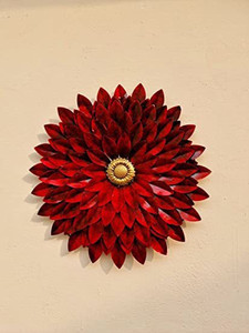 Anshika International Rajasthani Ethnic Iron Hand Crafted Round Flower ...
