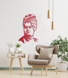 EES Swami Vivekananda Metal wall hanging-Red Price in India - Buy EES ...