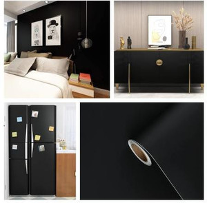 Wallmate Vinyl Decorative Black Wallpaper Price in India - Buy Wallmate ...
