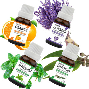 ILAJITU Orange,Peppermint,Eucalyptus& Lavender ,100% Pure Therapeutic ...