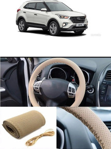 Etradezone Hand Stiched Steering Cover For Hyundai Creta Price in India ...