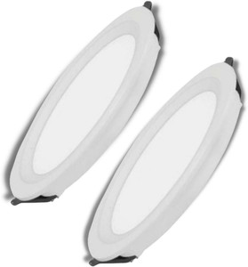 Panasonic LED PANEL LIGHT PC ROUND 6W 6500K (Pack of 2) Recessed ...
