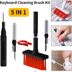 ZURU BUNCH 5IN1 Cleaning Soft Brush Keyboard Cleaner Multi-Function ...
