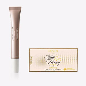 Oriflame OPTIMALS Even Out Perfecting Eye Cream 15 ml with MILK & HONEY ...