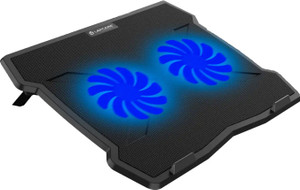 LAPCARE LKSTDU7967 2 Fan Ergonomic Cooling Pad with Adjustable Height ...