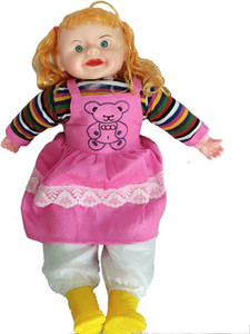 PRMAAN Big Size Cute Looking Musical Rhyming Babydoll (Multicolour, 52 ...