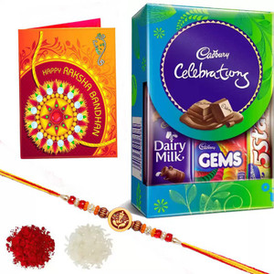 TR RAKHI WITH CHOCOLATE COMBOCAD-SMALL-G2 Assorted Gift Box Price in ...