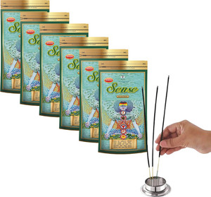 SHASHI Sense Low Smoke Agarbathi(420 Incense Sticks) Exotic Woody ...