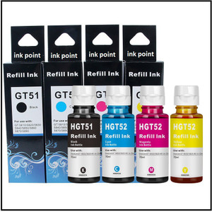 PRINTIFY SET INK BOTTLE Black + Tri Color Combo Pack Ink Bottle ...