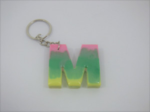 Supoxy Art | Pastel Theme | Letter M | Resin Key Chain Price in India ...