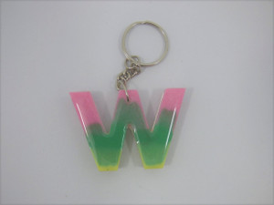 Supoxy Art | Pastel Theme | Letter W | Resin Key Chain Price in India ...