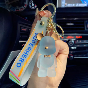 KYOP Cute 3D Blue Glowing Panda Keychain With Charm Key Chain Price in ...