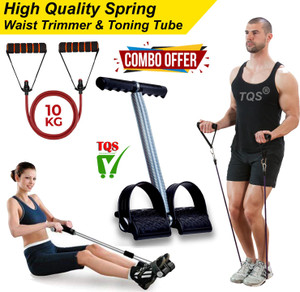 TQS Tummy Trimmer With Resistance Tube band exercise equipment for home ...