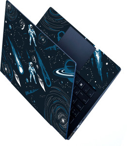 Techfit Full Panel Laptop Skin Vinyl Fits Size Upto 15.6 inches - Black ...