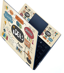FineArts Full Panel Laptop Skin Sticker Vinyl Fits Size Upto 15.6 ...