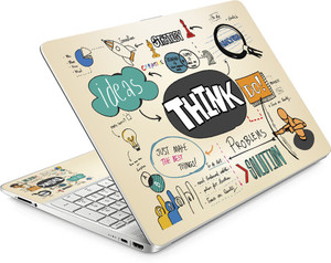 Anweshas Full Panel Laptop Skin Sticker Vinyl Fits Size Upto 15.6 ...