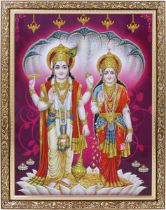 BM Traders Vishnu Lakshmi Religious Frame Price in India - Buy BM ...