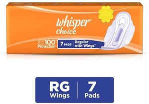 Whisper Choice Regular With Wings - 7 Pads Sanitary Pad | Buy Women ...
