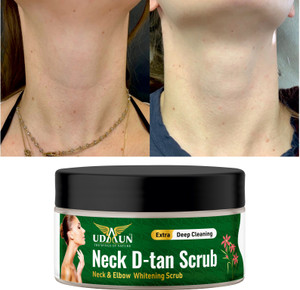 Udaun Neck D-tan Scrub for Skin Brightening,Dark Spot Remover,De-Tan ...