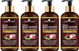 PARK DANIEL Premium Red Onion Herbal Shampoo For Anti-Dandruff Pack of ...