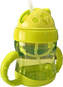 MOMSCAPE Baby Soft Straw Feeding Sipper Twin Handle Anti Spill Sippy ...