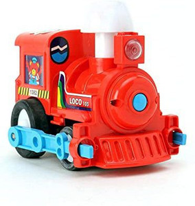 luzzo Pull Back Toys for Kid, Pull Back N Go Action Locomotive Engine ...