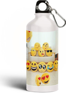 Flipkart.com | Nirmuk Emojis Printed Aluminium Sipper Bottle,Emoji ...