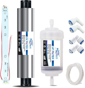 Noir Aqua UV Filter with LED + UF Filter + 4pcs Elbows + 1/4” Water ...