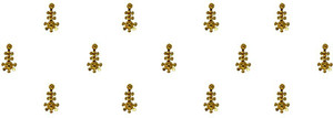 Comet Busters Handcrafted Beautiful Golden Bindi (BV878) Forehead Gold ...