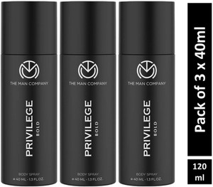 THE MAN COMPANY Privilege Bold Premium Long-Lasting Fragrance Travel ...