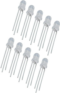 INVENTO 25pcs 5mm 3pin 3V RG Bi-Colors Common Cathode RG LED Diodes ...